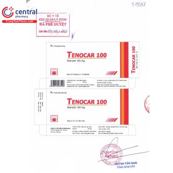 Thuốc Tenocar 100 - Thuốc hạ huyết áp có tác dụng ức chế chọn lọc