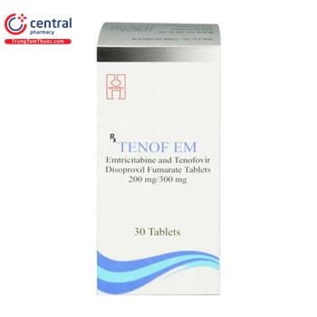 [CHÍNH HÃNG] Thuốc TENOF EM: Kháng virus, dự phòng phơi nhiễm HIV