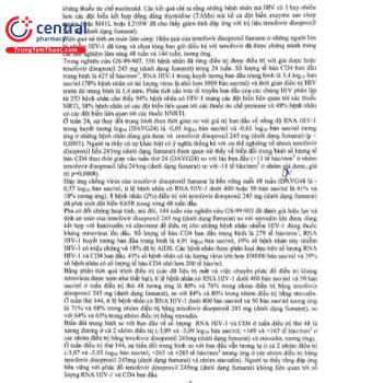 [CHÍNH HÃNG] ThuốcTenolam - Kháng virus, phòng và điều trị HIV