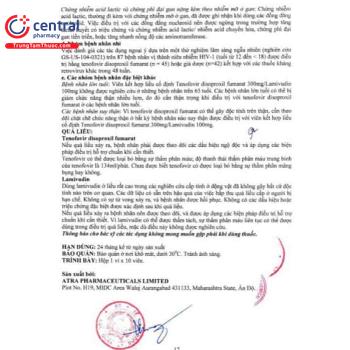 [CHÍNH HÃNG] ThuốcTenolam - Kháng virus, phòng và điều trị HIV
