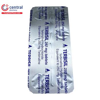 Thuốc Terbisil 250mg tablets- Thuốc da liễu điều trị các bệnh nấm da