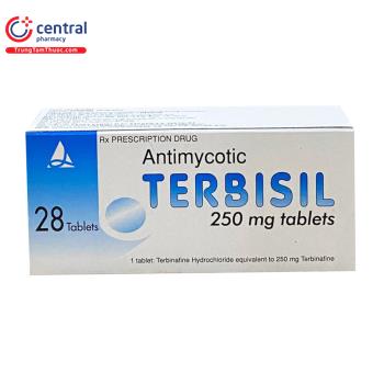 Thuốc Terbisil 250mg tablets- Thuốc da liễu điều trị các bệnh nấm da
