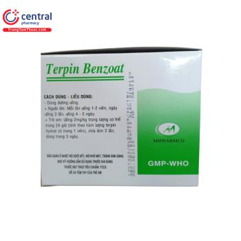 Thuốc Terpin Benzoat Mipharmco - Giải pháp long đờm trong viêm phế quản ...