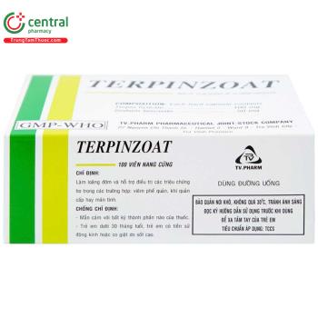Thuốc Terpinzoat (Viên nang cứng, dạng vỉ) - Điều trị ho, loãng đờm