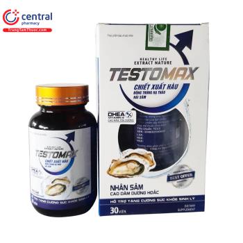 Thuốc Testomax chiết xuất hàu giúp cải thiện đau lưng, mỏi gối