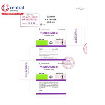 [CHÍNH HÃNG] Thuốc Thalidomid 50 Dopharma điều trị u đa tủy xương