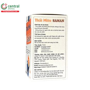 Thuốc Thất Miên Saman - Dưỡng tâm, an thần, cải thiện giấc ngủ
