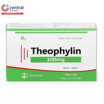 [CHÍNH HÃNG] Thuốc Theophylin Dopharma (vỉ) điều trị hen phế quản