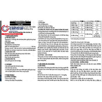Thuốc Theostat LP100mg - Thuốc điều trị hen phế quản
