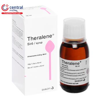 Thuốc Theralene Sirô - thuốc điều trị biểu hiện của dị ứng