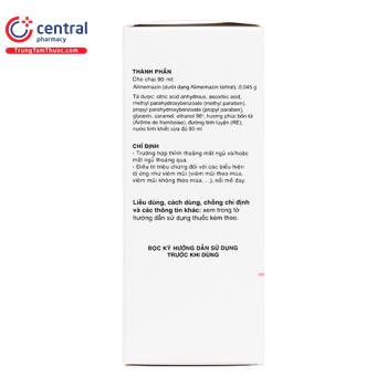 Thuốc Theralene Sirô - thuốc điều trị biểu hiện của dị ứng