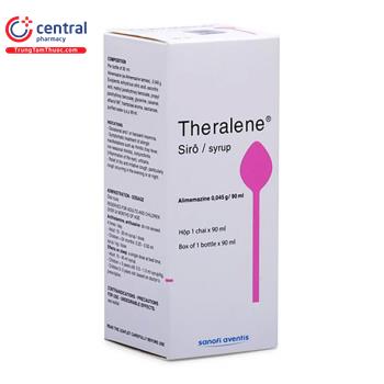 Thuốc Theralene Sirô - thuốc điều trị biểu hiện của dị ứng