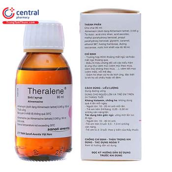 Thuốc Theralene Sirô - thuốc điều trị biểu hiện của dị ứng