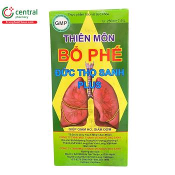 Thuốc Thiên Môn Bổ Phế Đức Thọ Sanh Plus giúp giảm ho, long đờm