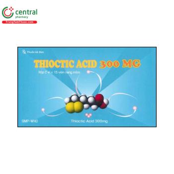 Thuốc Thioctic Acid 300mg điều trị rối loạn thần kinh do đái tháo đường