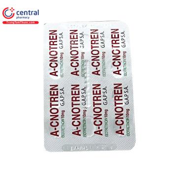 [CHÍNH HÃNG] Thuốc A-Cnotren 10mg - Đánh bay mụn trứng cá