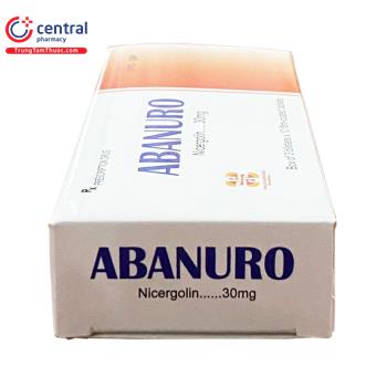 [CHÍNH HÃNG] Thuốc Abanuro 30mg - điều trị rối loạn tuần hoàn não