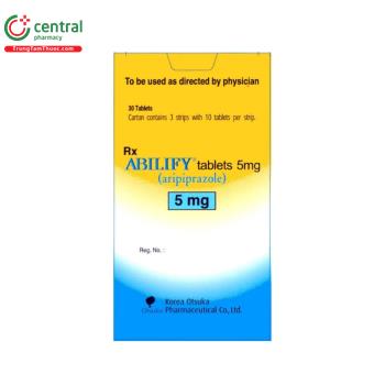 Thuốc Abilify tablets 5mg Korea Otsuka - Điều trị các cơn loạn thần
