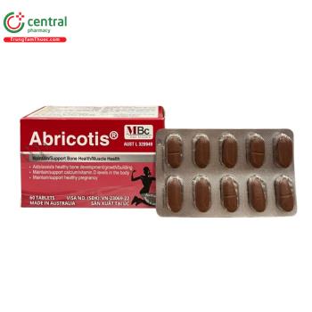 Thuốc Abricotis - Bổ sung canxi và vitamin D3 giúp chắc khỏe xương