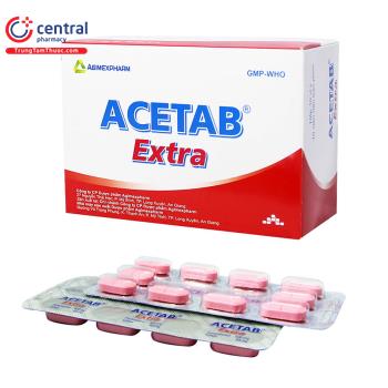 [CHÍNH HÃNG] Thuốc Acetab Extra - Thuốc giảm đau hạ sốt