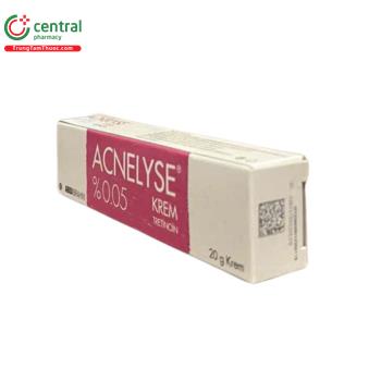 Thuốc Acnelyse Krem Tretinoin 0.05% điều trị mụn trứng cá viêm, mụn mủ