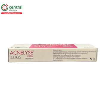 Thuốc Acnelyse Krem Tretinoin 0.05% điều trị mụn trứng cá viêm, mụn mủ