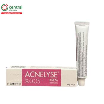 Thuốc Acnelyse Krem Tretinoin 0.05% điều trị mụn trứng cá viêm, mụn mủ