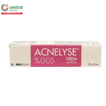 Thuốc Acnelyse Krem Tretinoin 0.05% điều trị mụn trứng cá viêm, mụn mủ