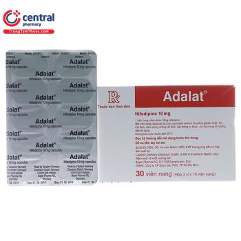 Thuốc hạ áp khẩn cấp Adalat 10mg ngậm dưới lưỡi: cách dùng, liều dùng