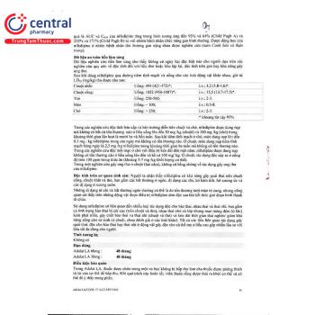 Thuốc Adalat LA 60mg: tác dụng, liều dùng và giá bán