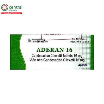Thuốc Aderan 16 - Điều trị tăng huyết áp và suy tim
