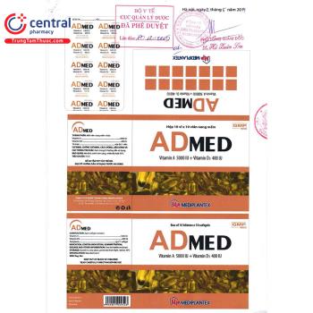[CHÍNH HÃNG] Thuốc ADMED - Bổ sung vitamin A và vitamin D