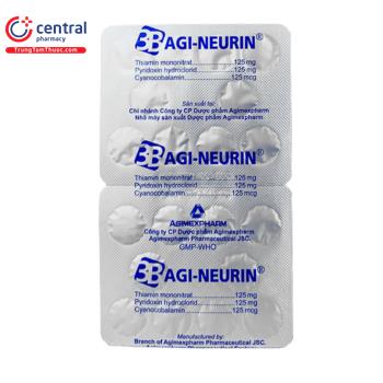 [CHÍNH HÃNG] Thuốc Agi-Neurin - giảm đau dây thần kinh hiệu quả