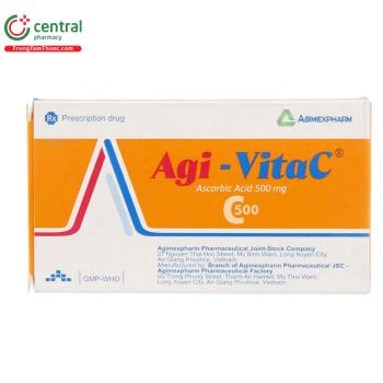 Thuốc Agi-VitaC được chỉ định để điều trị bệnh do thiếu vitamin C
