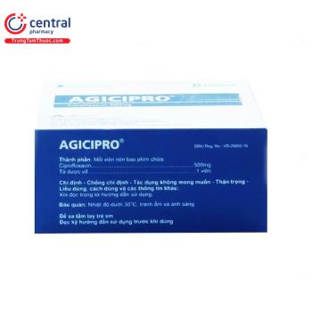 [CHÍNH HÃNG] Thuốc Agicipro 500mg điều trị nhiễm khuẩn nặng