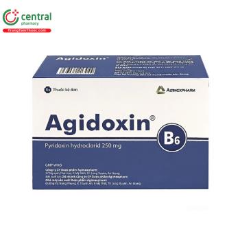 Thuốc Agidoxin 250mg - Điều trị tình trạng thiếu hụt vitamin B6