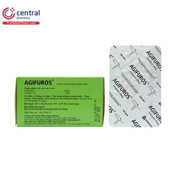 [CHÍNH HÃNG] Thuốc Agifuros 40mg điều trị bệnh cao huyết áp