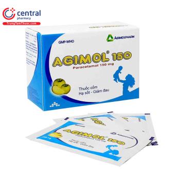 [CHÍNH HÃNG] Thuốc Agimol 150 cốm pha uống giảm đau hạ sốt