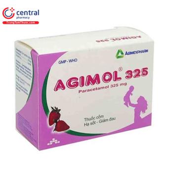 [CHÍNH HÃNG] Thuốc Agimol 325 chứa Paracetamol giảm đau hạ sốt
