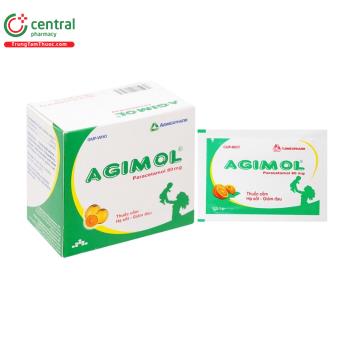 Thuốc hạ sốt Agimol 80mg giải pháp giảm đau an toàn cho trẻ
