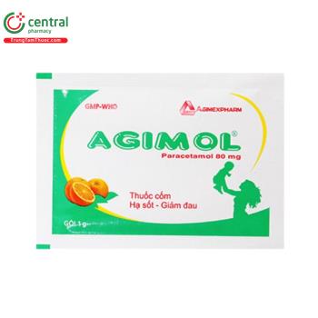 Thuốc hạ sốt Agimol 80mg giải pháp giảm đau an toàn cho trẻ