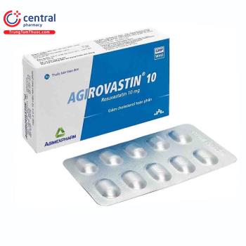 [CHÍNH HÃNG] Thuốc Agirovastin 10 - hạ mỡ máu hiệu quả