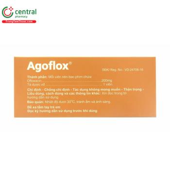 Thuốc Agoflox 200mg là thuốc gì? Có phải là thuốc kháng sinh không?