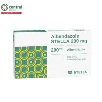 Thuốc Albendazole STELLA 200 mg điều trị bệnh ký sinh trùng