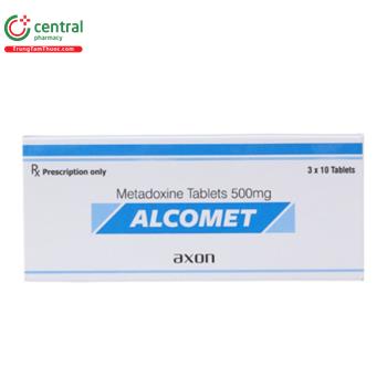Thuốc Alcomet 500mg trị nhiễm độc rượu cấp tính, gan nhiễm mỡ do rượu