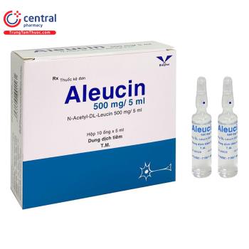 [CHÍNH HÃNG] Thuốc Aleucin 500mg/5ml điều trị chóng mặt nhanh chóng