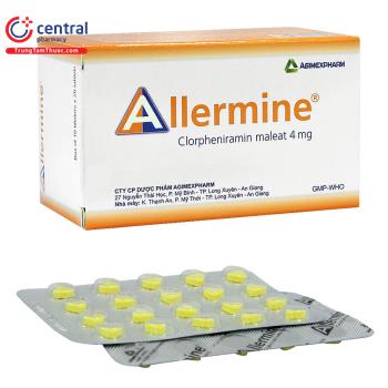 [CHÍNH HÃNG] Thuốc Allermine điều trị triệu chứng viêm mũi dị ứng
