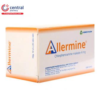 [CHÍNH HÃNG] Thuốc Allermine điều trị triệu chứng viêm mũi dị ứng