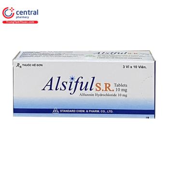 Thuốc Alsiful S.R - Điều trị phì đại tuyến tiền liệt hiệu quả