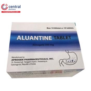 [CHÍNH HÃNG] Thuốc Aluantine tablet 500mg chỉ định viêm dạ dày